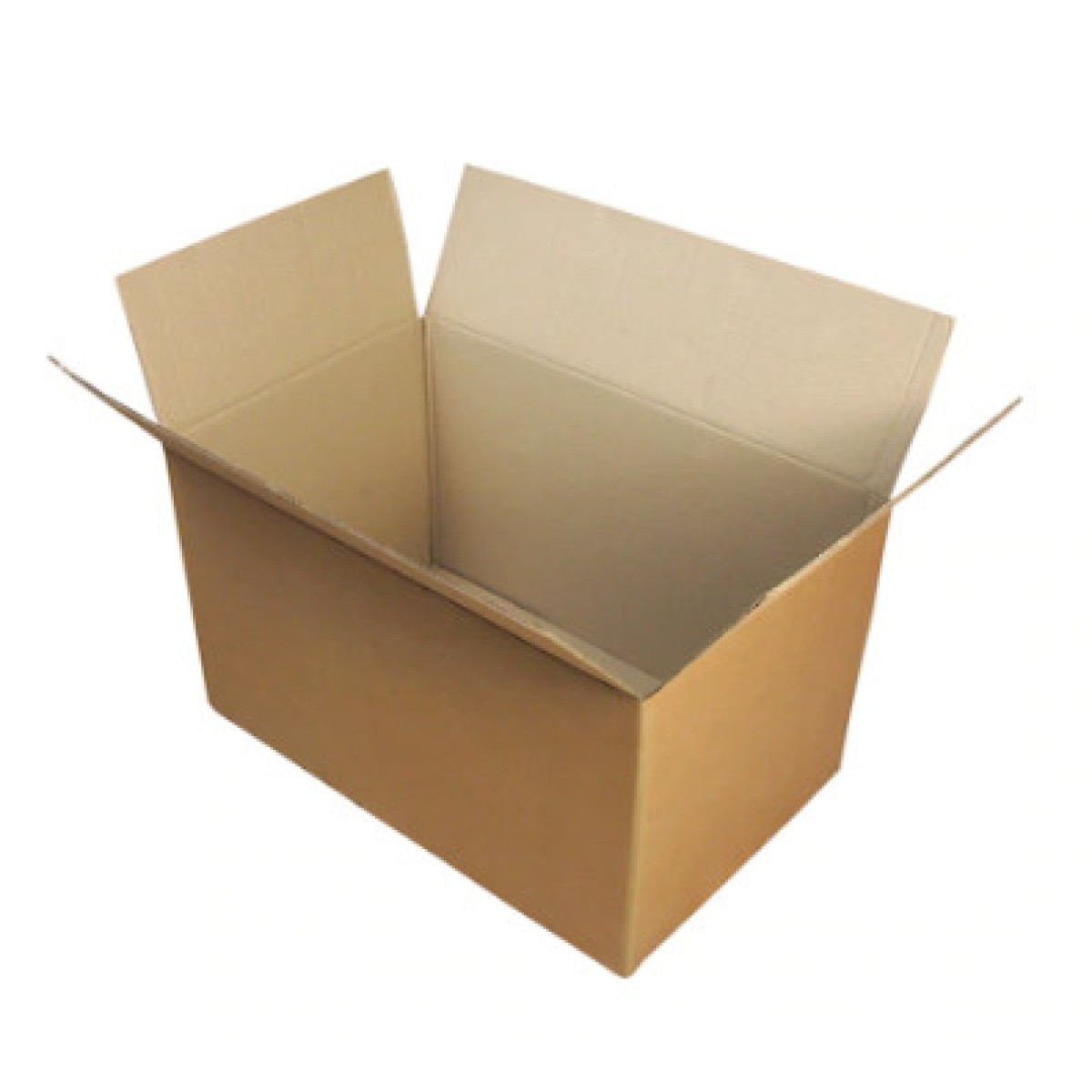 Carton Simple Cannelure 30x25x12 cm Brun